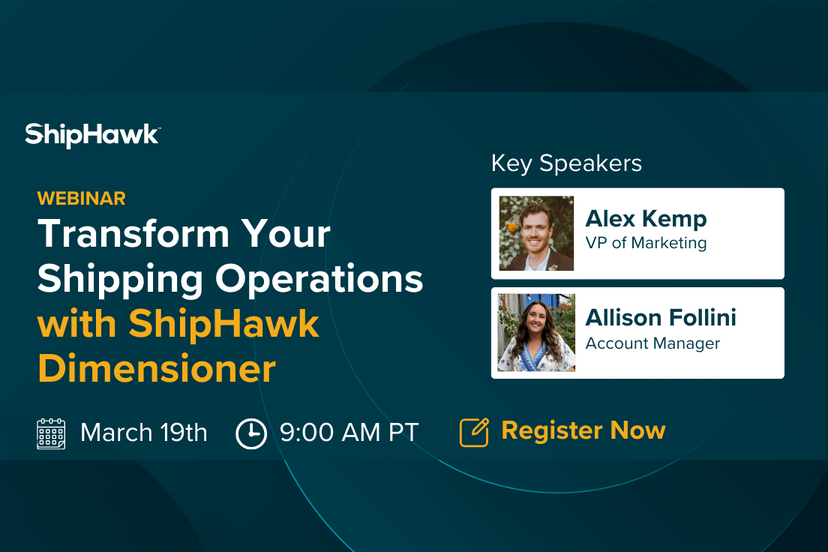 [Webinar] Transform Your Shipping Operations with ShipHawk Dimensioner