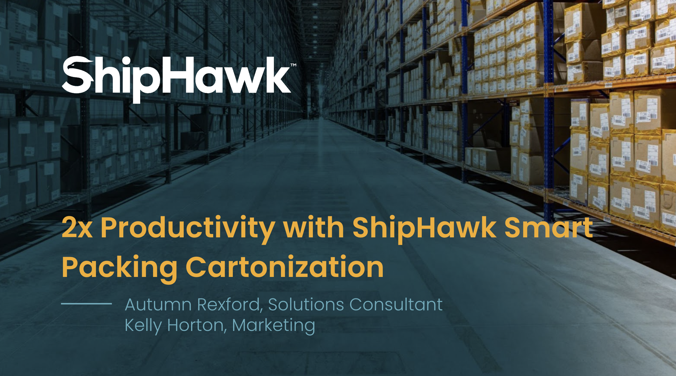 [Webinar] Smart Packing Cartonization Webinar